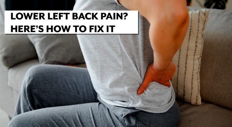 Lower Left Back Pain? Here's How To Fix It - Coach Sofia Fitness