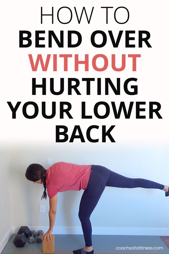 How To Fix Lower Back Pain When Bending Over {Instant Fix!}