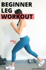 Easy Beginner Leg Workout At Home (Back & Knee Friendly) - Coach Sofia ...