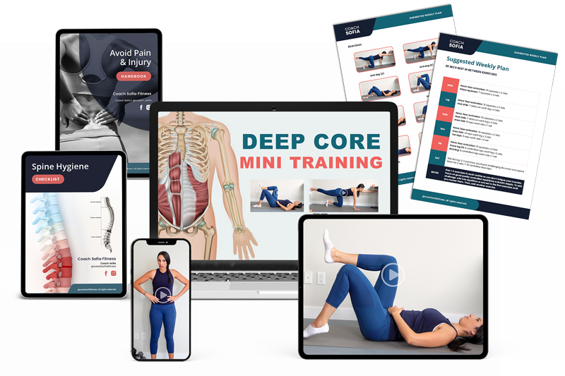 Deep Core Training-Thank You - Coach Sofia Fitness
