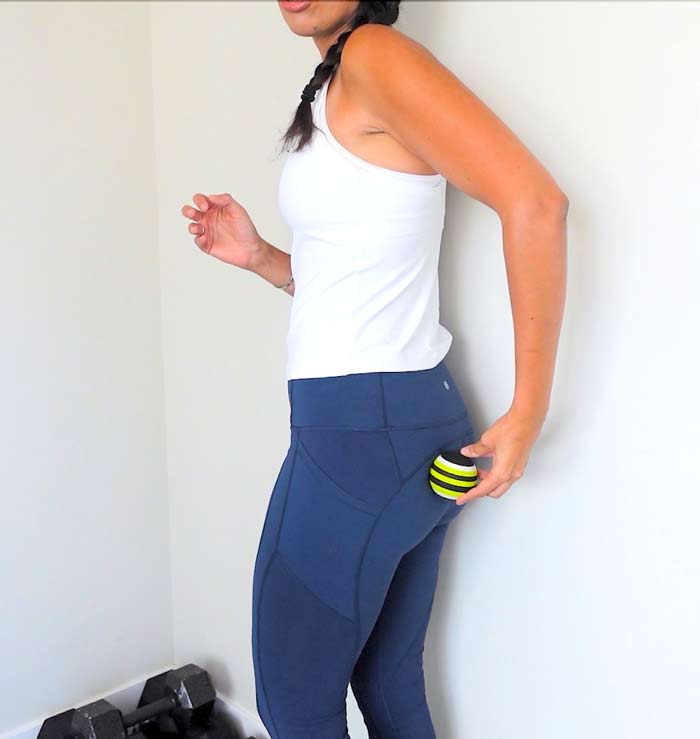 How to Release A Short & Tight Piriformis Muscle At Home - Coach Sofia ...