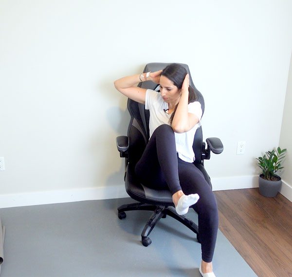 8 Chair Core Exercises To Do While Seated - Coach Sofia Fitness