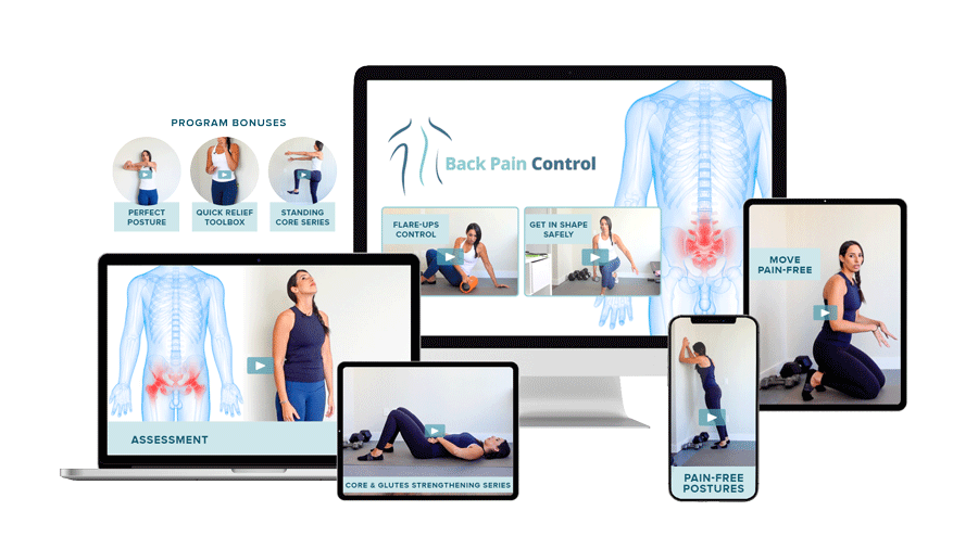 7 Chair Stretches For Sciatica Relief - Coach Sofia Fitness